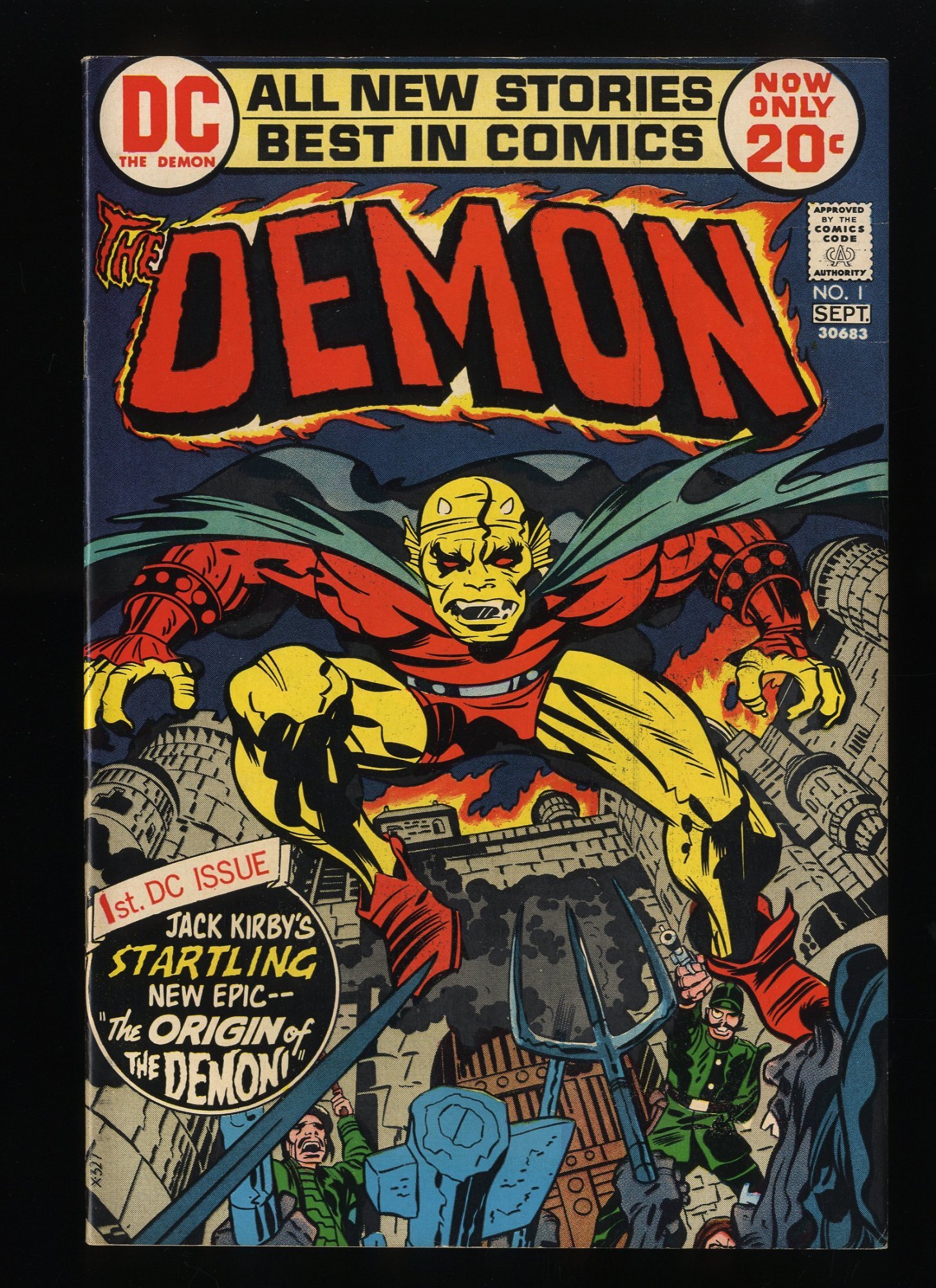 Demon (1972) #1 VF+ 8.5 1st Appearance Etrigan the Demon! Jack Kirby ...