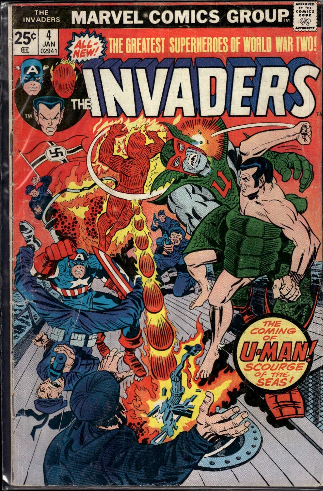 The Invaders #4 (1976) The Invaders | Comic Books - Bronze Age, Marvel ...