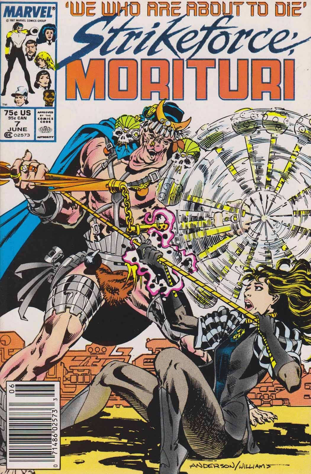 Strikeforce: Morituri #7 (Mark Jewelers) VF ; Marvel | We Who Are About ...