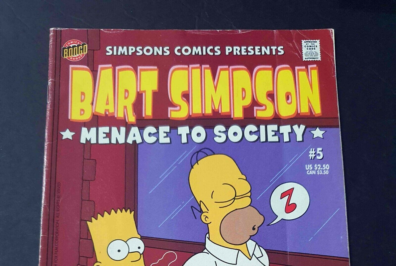 Bart Simpson Comics #5 Bongo Comics 2001 Fn/Vf Newsstand | Comic Books ...