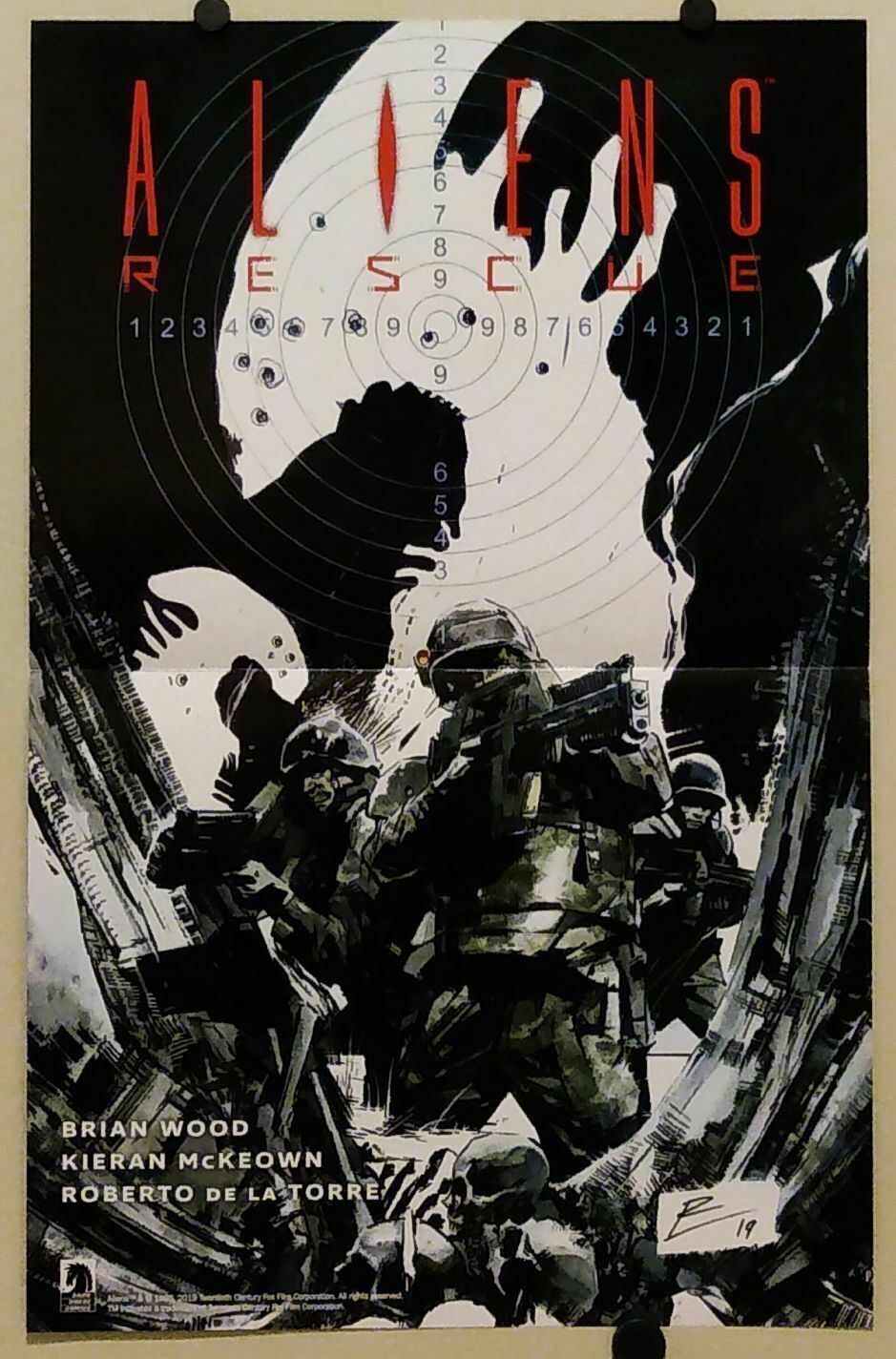 Stranger Things Aliens Rescue Double Sided Folded Promo Poster (17x11 ...