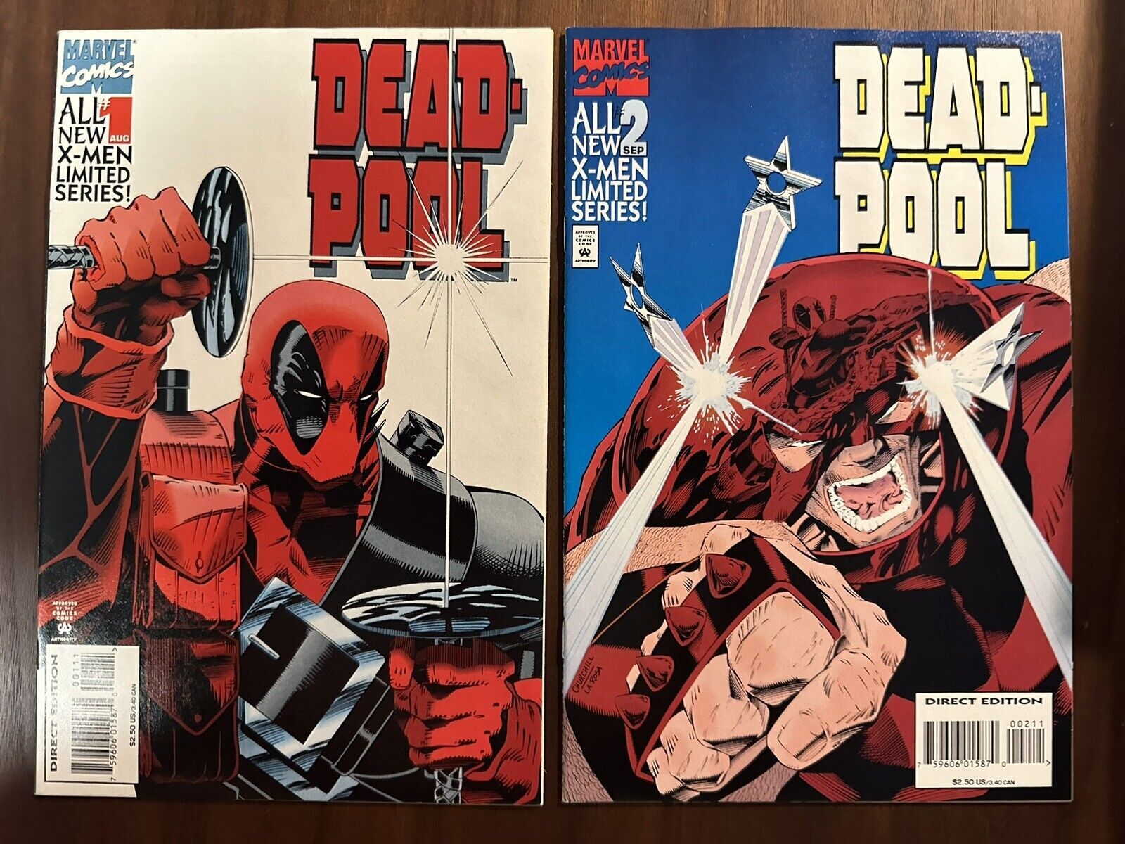 Deadpool #1-4 VF complete mini-series 1st Dr. Killebrew (Marvel 1994) | Comic Books - Modern Age ...