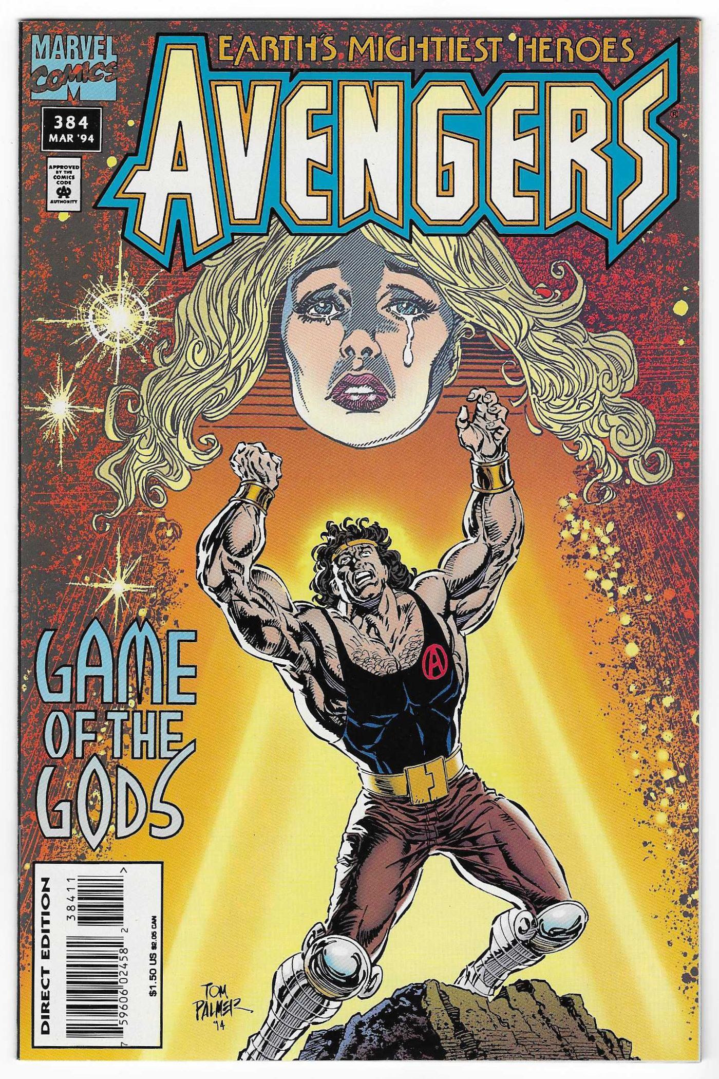 The Avengers #384 Direct Edition (1995) | Comic Books - Modern Age ...