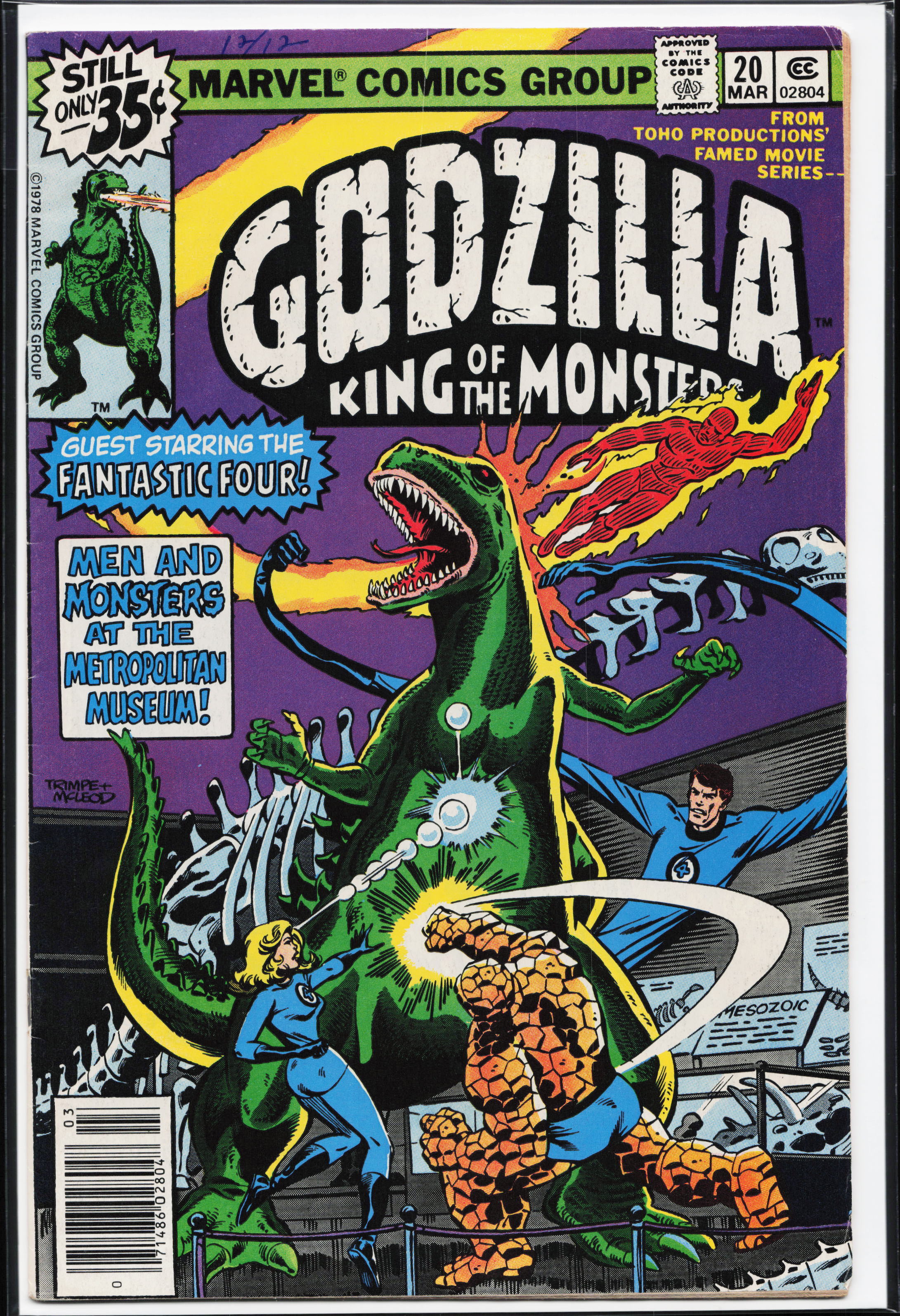 Godzilla #20 (1979) Godzilla | Comic Books - Bronze Age, Marvel ...