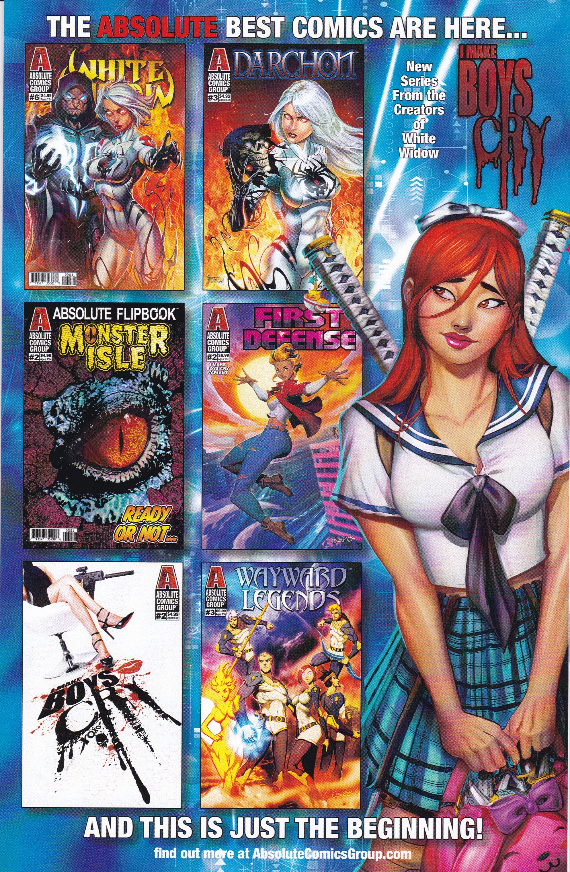 Absolute Comics White Widow #5 Cosplay Variant Signed Tyndall with COA ...