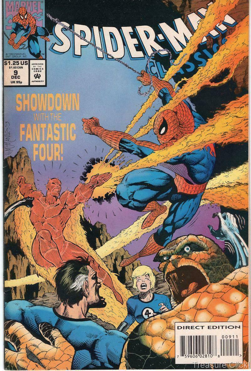 Marvel Comics Direct Edition #9 Spider Man Show Down With The Fantastic ...