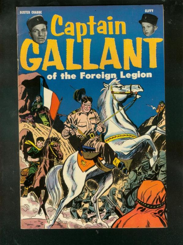 Captain Gallant #1-1956-Buster Crabbe Photo Cover-Tv VF/NM | Comic ...
