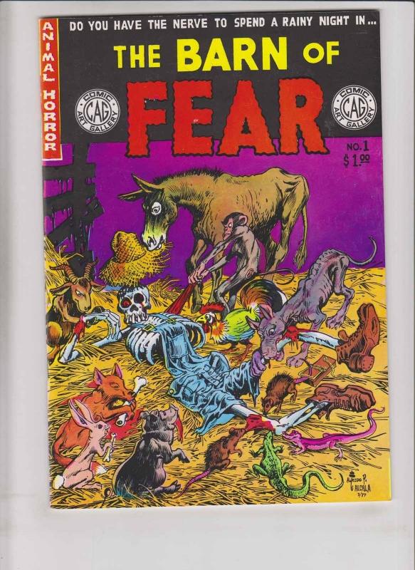 Barn of Fear #1 VF/NM animal horror - doug moench - scott shaw - tom ...