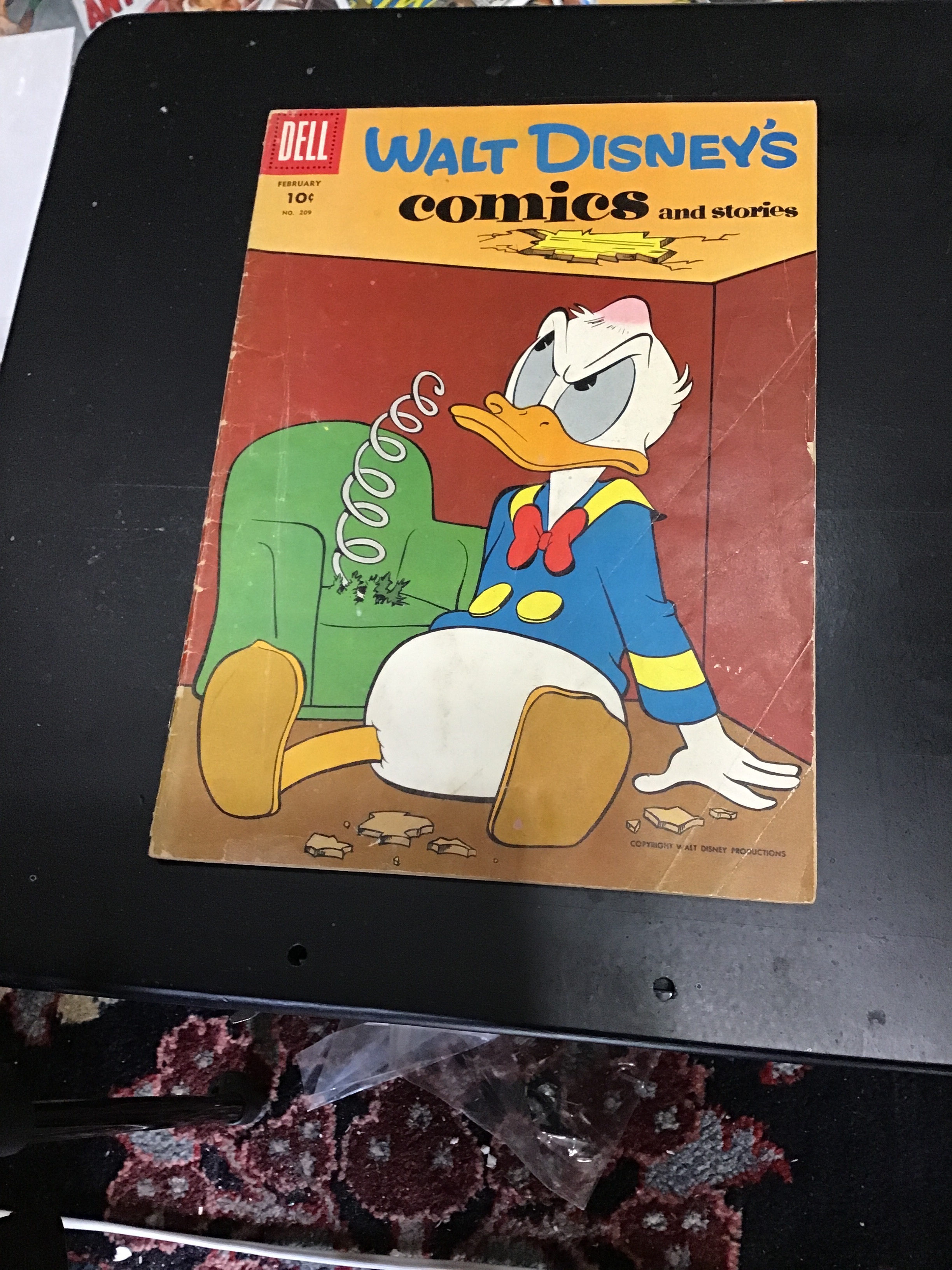 Z Walt Disney's Comics & Stories #209 (1958) Donald Postman by Barks ...