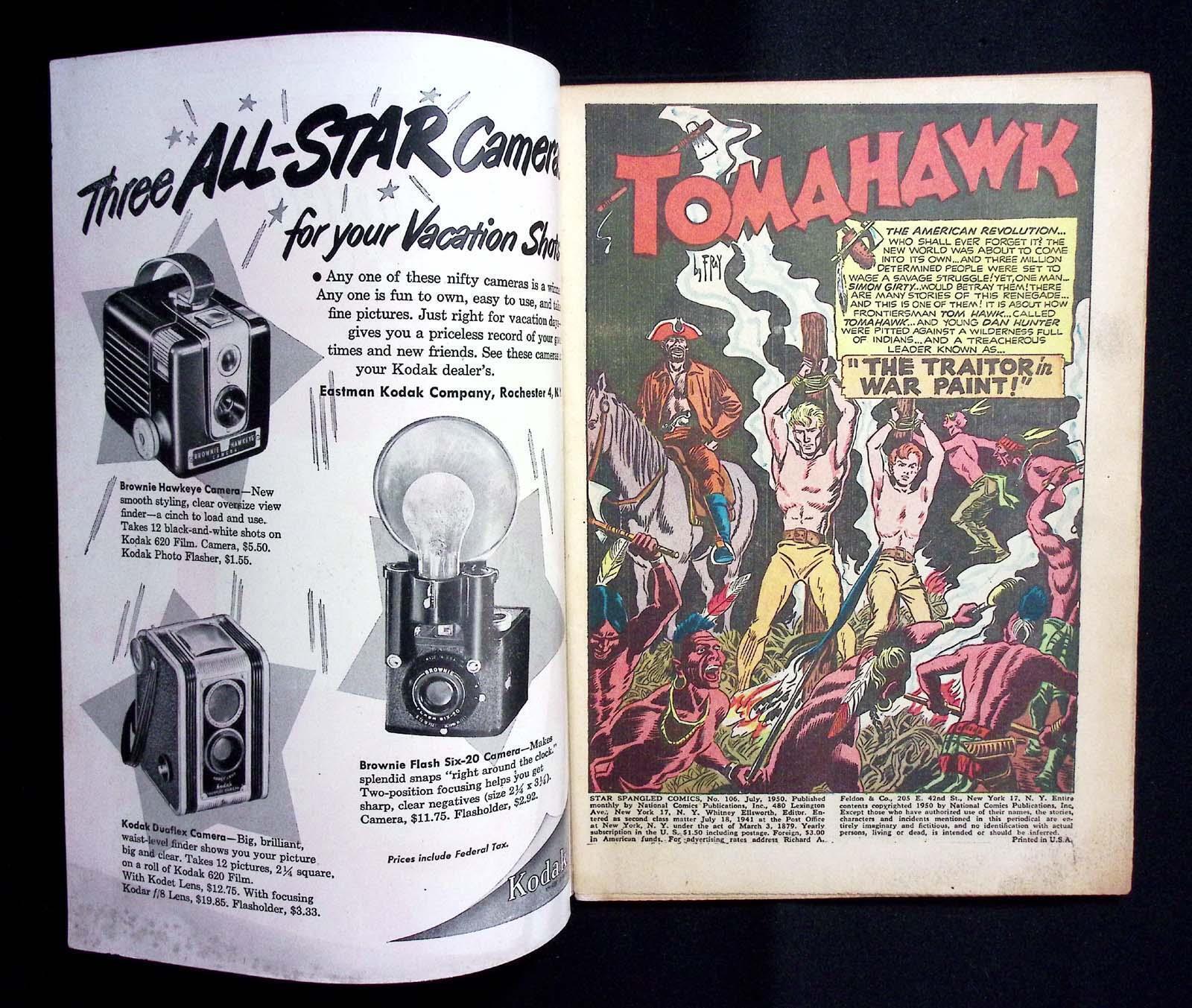 Star Spangled Comics 106 Tomahawk Robin Boy Wonder DC July 1950 ...
