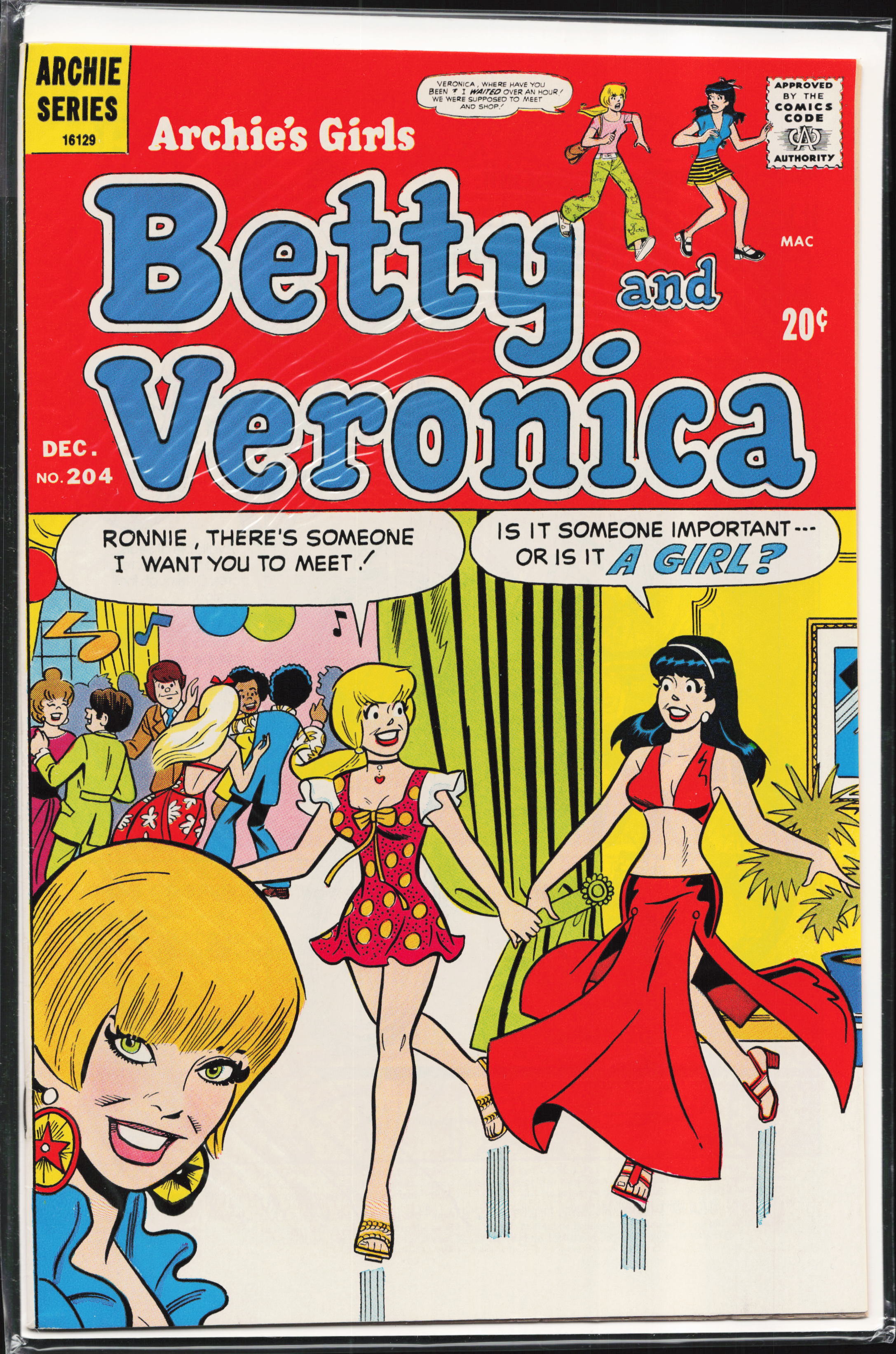 Archie's Girls Betty and Veronica #204 (1972) Betty and Veronica ...