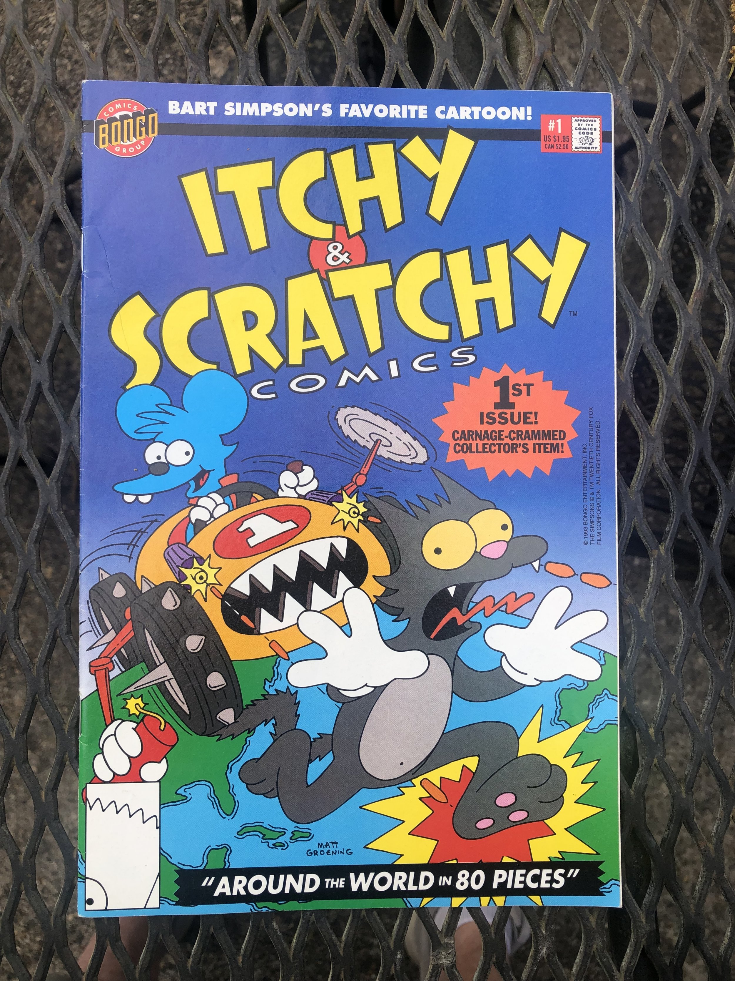 Itchy & Scratchy Comics #1 (1993) | Comic Books - Modern Age, Bongo ...