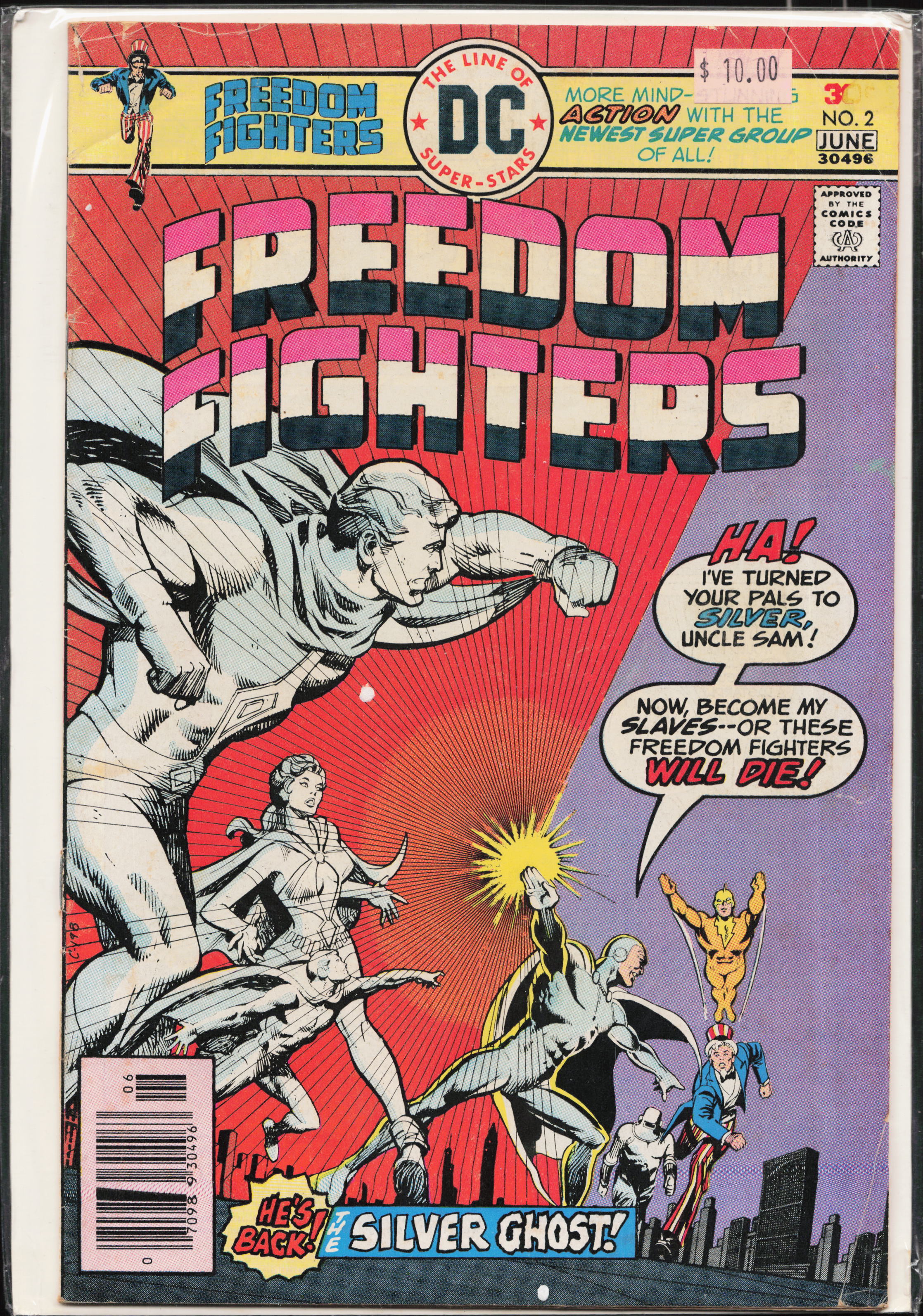 Freedom Fighters #2 (1976) Freedom Fighters | Comic Books - Bronze Age ...