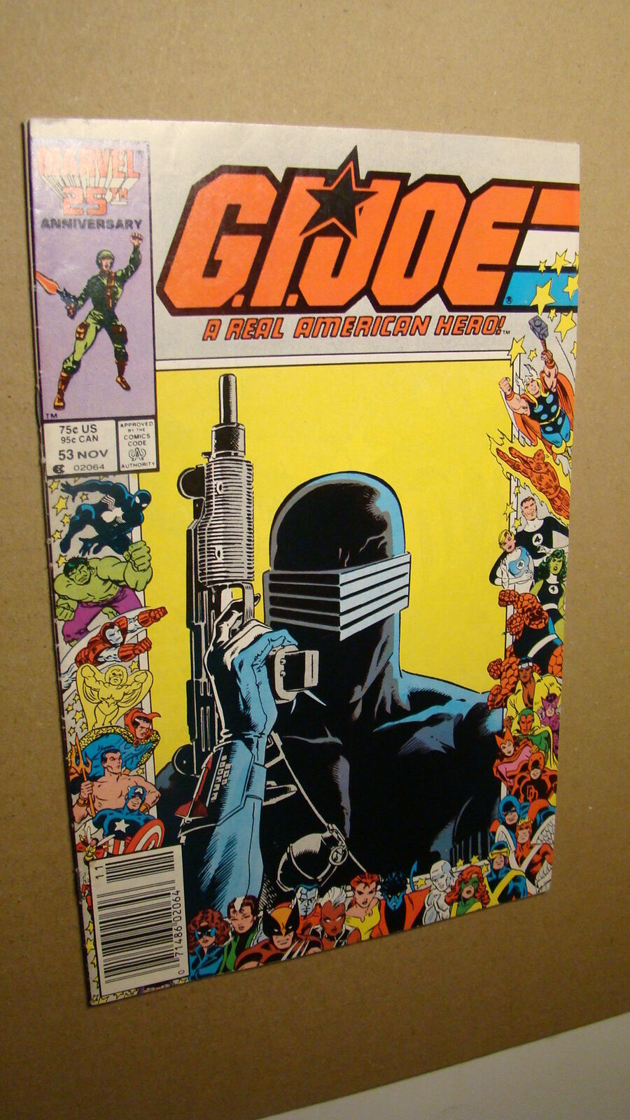 G.I. JOE 53 *Solid Copy* Marvel Cobra Snake Eyes Cover Destro | Comic ...