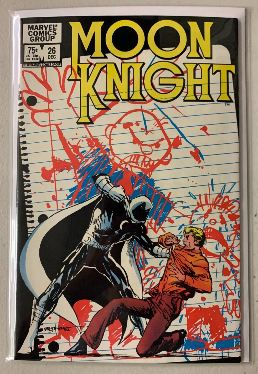 Moon Knight #26 Direct Marvel 1st Series (6.0 FN) famous musician cameo ...