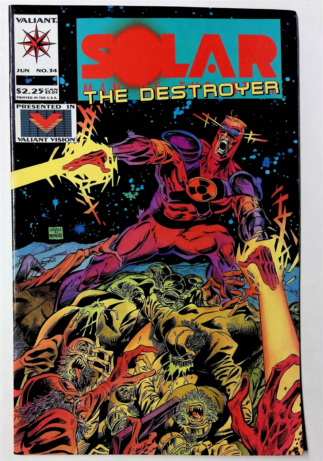 Solar, Man of the Atom #34 (Jun 1994, Acclaim / Valiant) VF | Comic ...