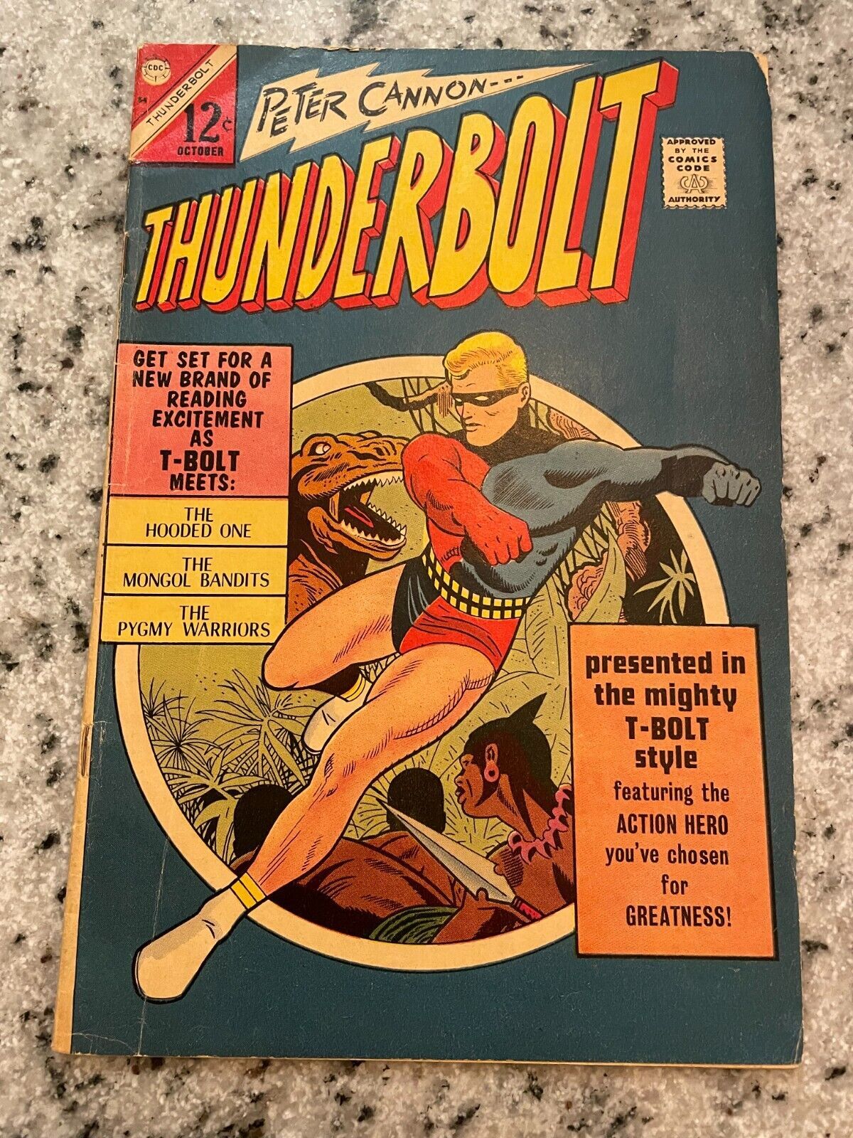 Peter Cannon Thunderbolt #54 FN Charlton Silver Age Comic Book Mongol ...