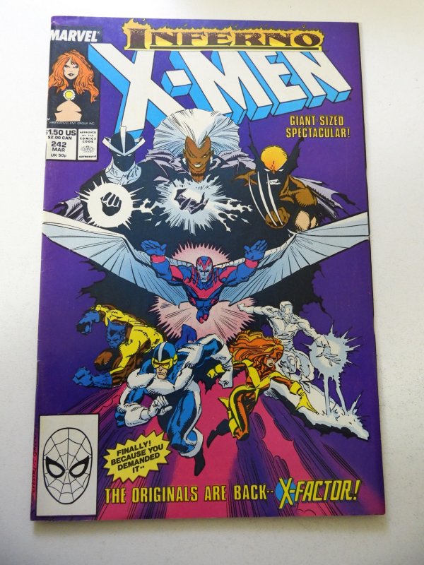 The Uncanny X-Men #242 (1989) FN Condition | Comic Books - Copper Age ...