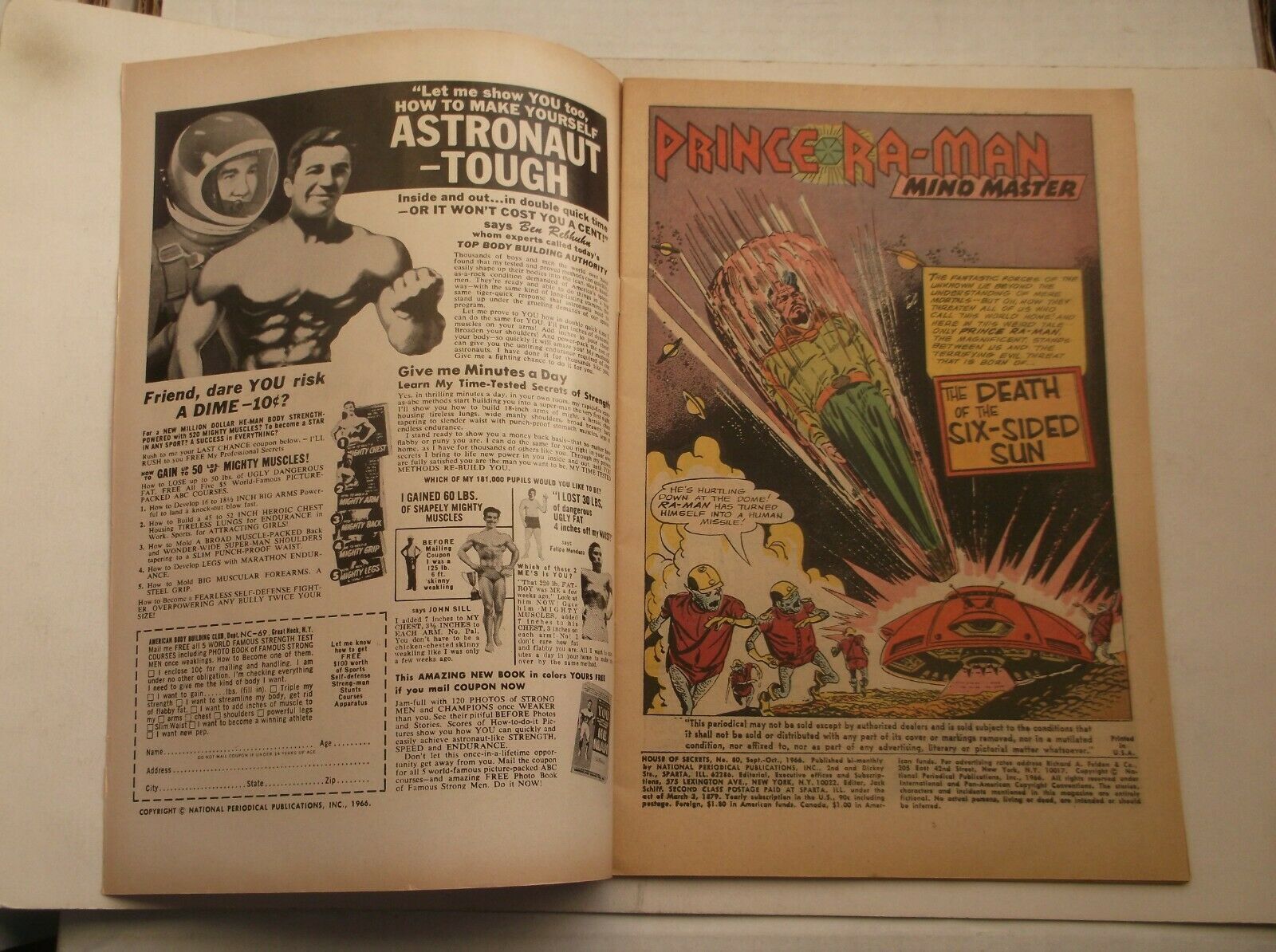 DC: House of Secrets #80, Feat. Evil & Giant Eclipsos/Prince Ra-Man ...