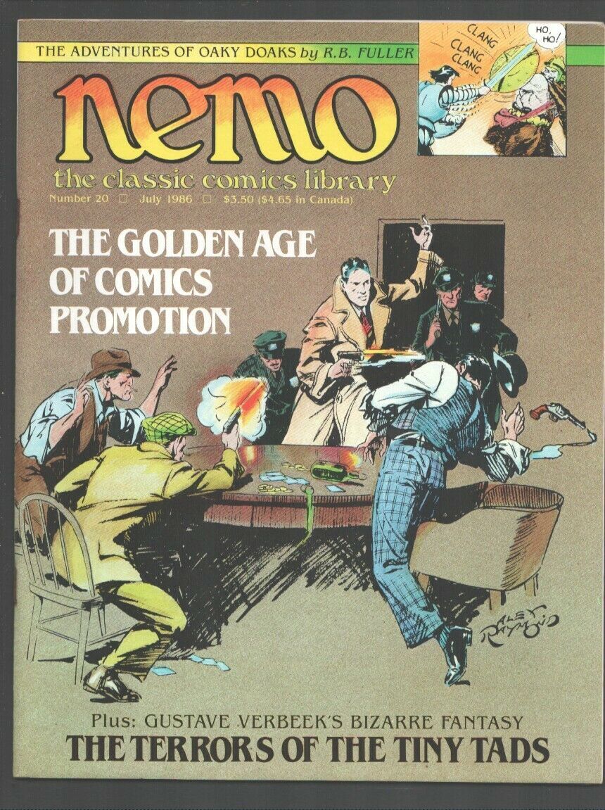Nemo #20 1986--Alex Raymond gunfight cover-Early comics promotion ...