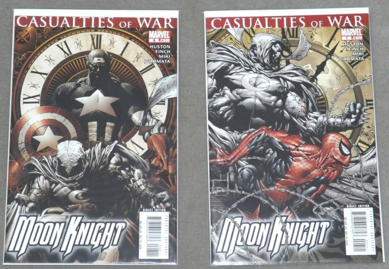 MOON KNIGHT #7 8 Vol 5 David Finch 2007 Disney+ 2 Issues Marvel Comics ...