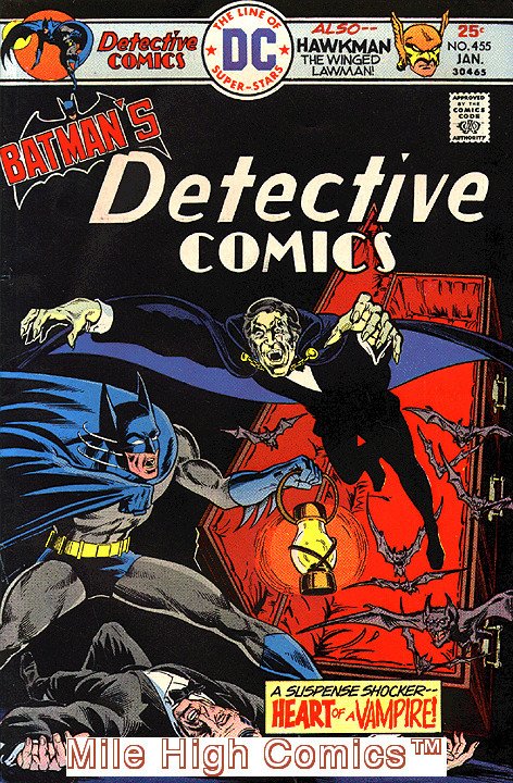 DETECTIVE COMICS (1937 Series) (DC) #455 Very Good Comics Book | Comic ...