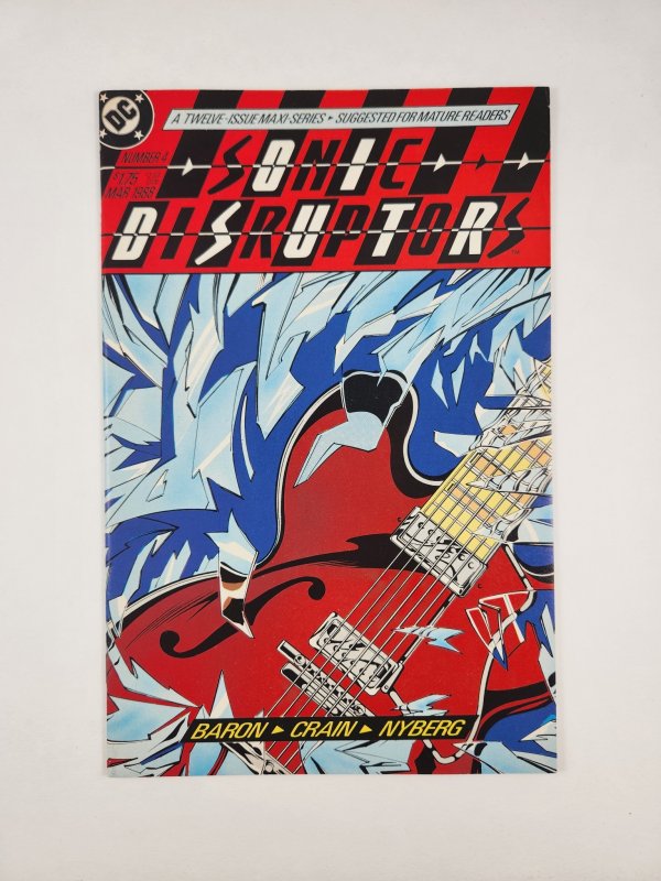 Sonic Disruptors (1987) #4 | Comic Books - Copper Age, DC Comics / HipComic