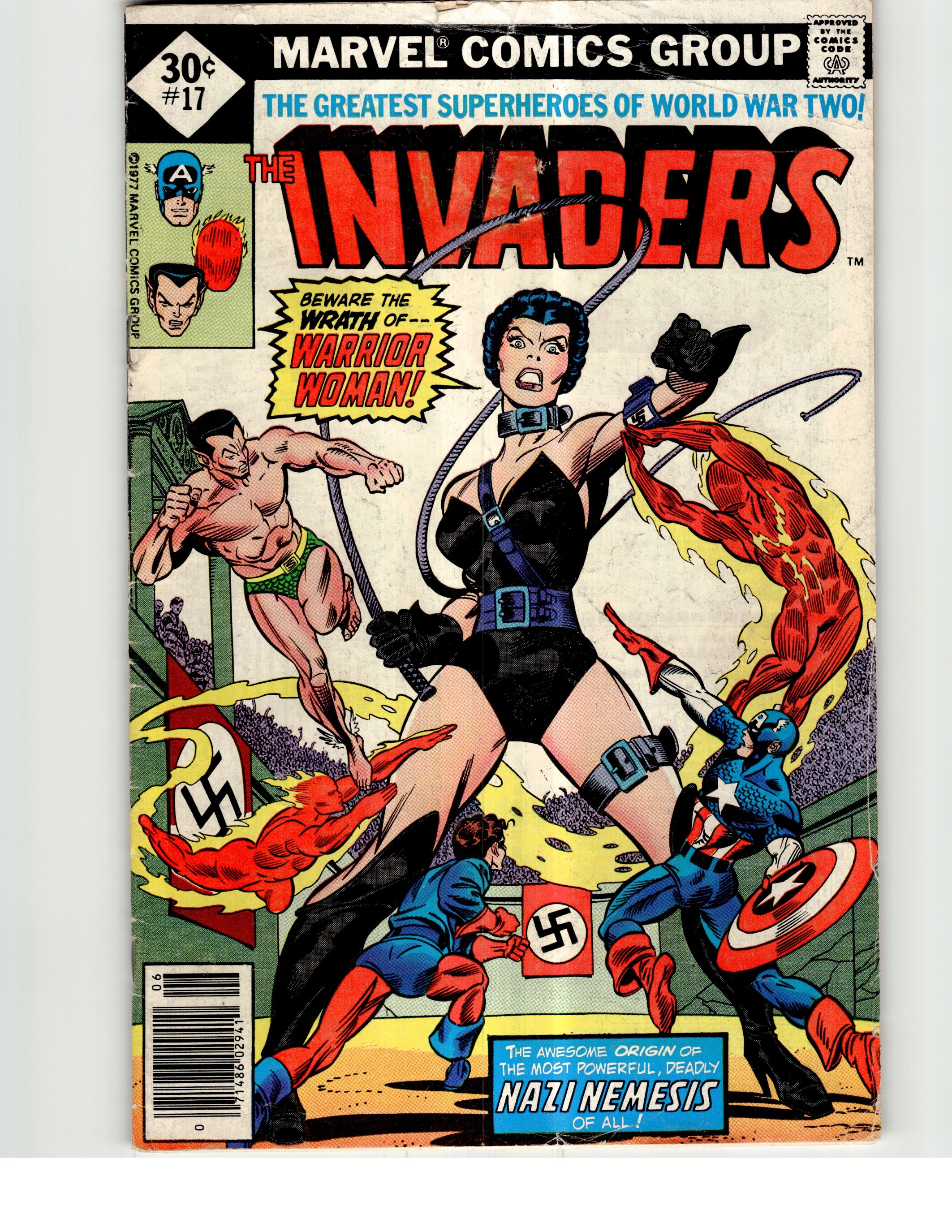 The Invaders #17 (1977) The Invaders | Comic Books - Bronze Age, Marvel, Superhero / HipComic