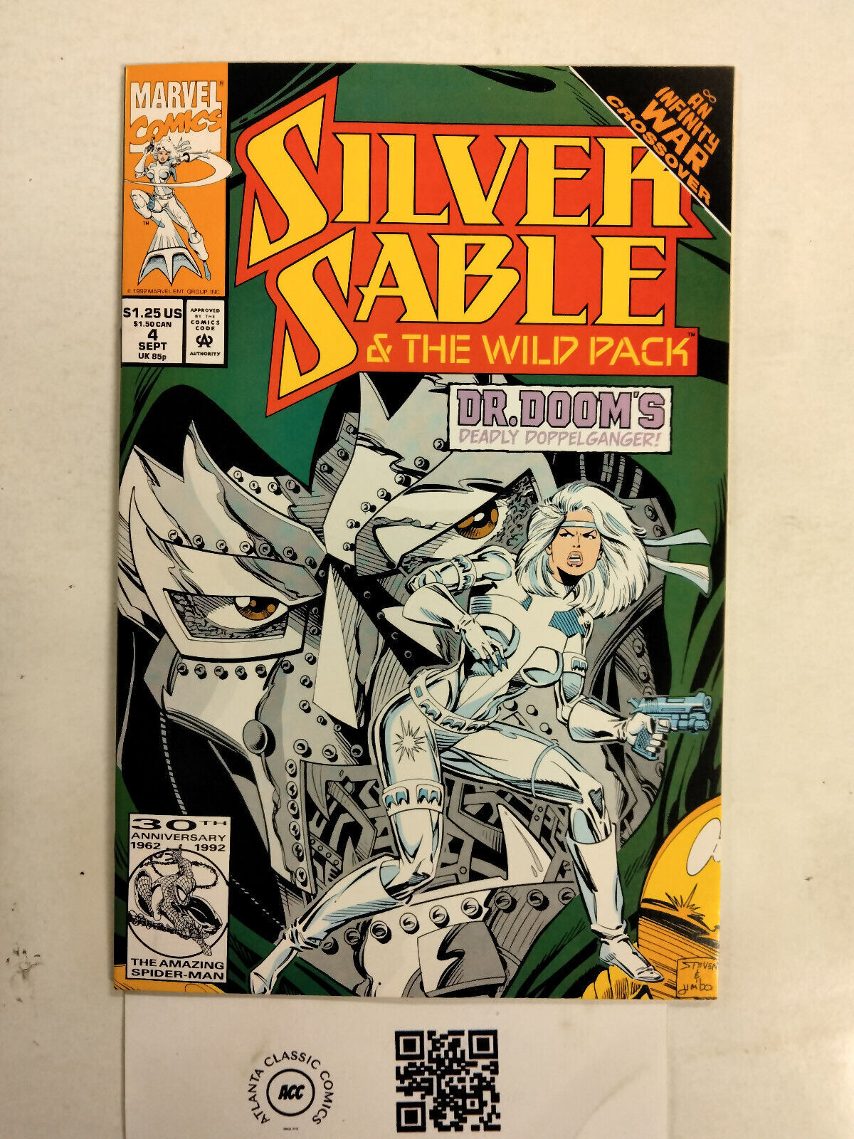 Silver Sable & The Wild Pack #4 NM Marvel Comic Books Spider-Man 14 ...
