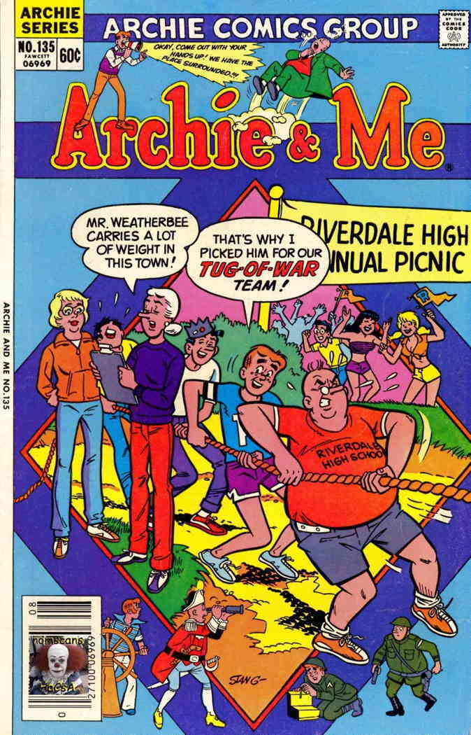 Archie and Me #135 VG ; Archie | low grade comic August 1982 Tug Of War ...
