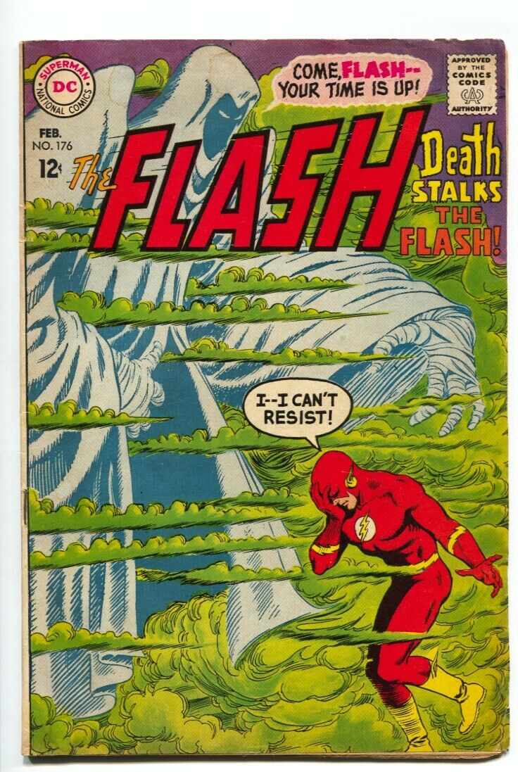 The Flash #176 1968-Dc Comics-Wild Cover--Death Issue VG | Comic Books ...