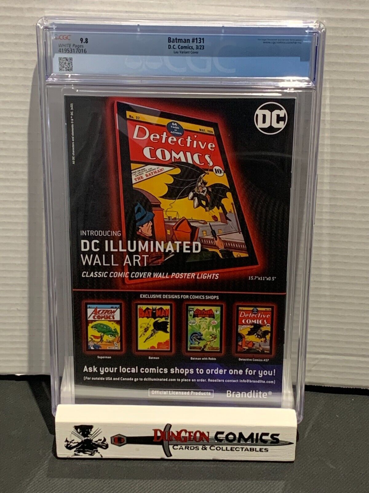 Batman # 131 CGC 9.8 Cover C Stanley Lau Artgerm Variant [GC6] | Comic ...