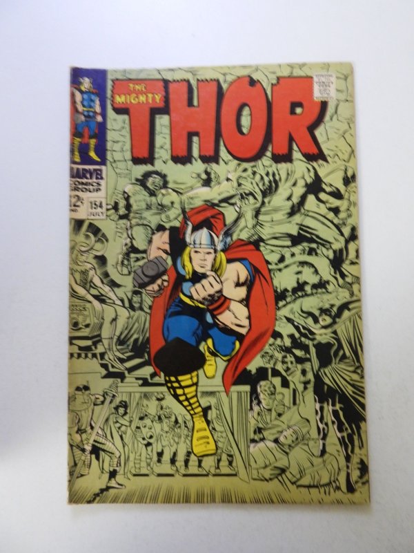 Thor #154 (1968) VG+ condition "moisture stains" | Comic Books - Silver ...