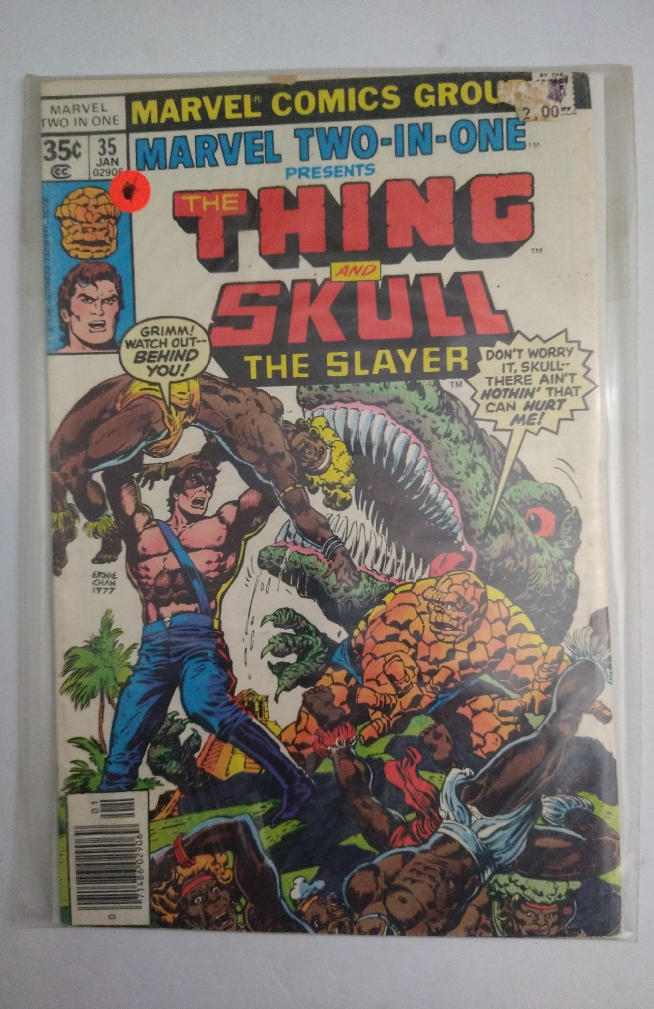 Marvel 2 in 1 presents the thing and skull a Slayer | Comic Books ...