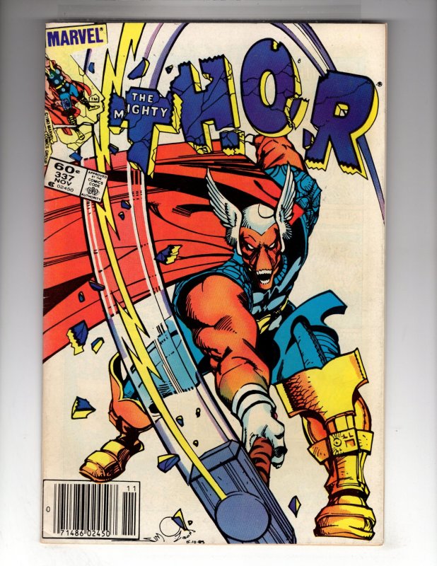 The Mighty Thor #337 (1983) 1st App. Beta Ray Bill / MC#64 | Comic ...