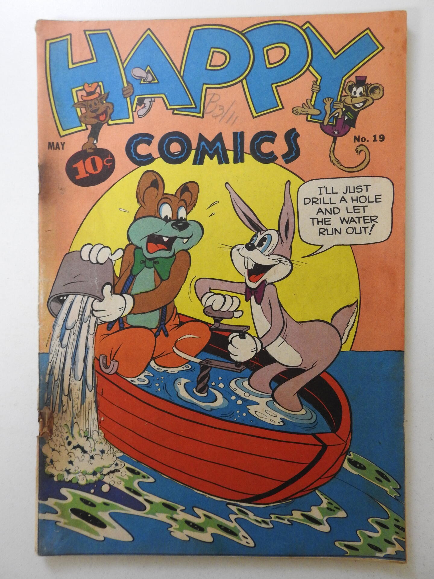 Happy Comics #19 (1947) W/Scamper! Good Condition!! | Comic Books ...