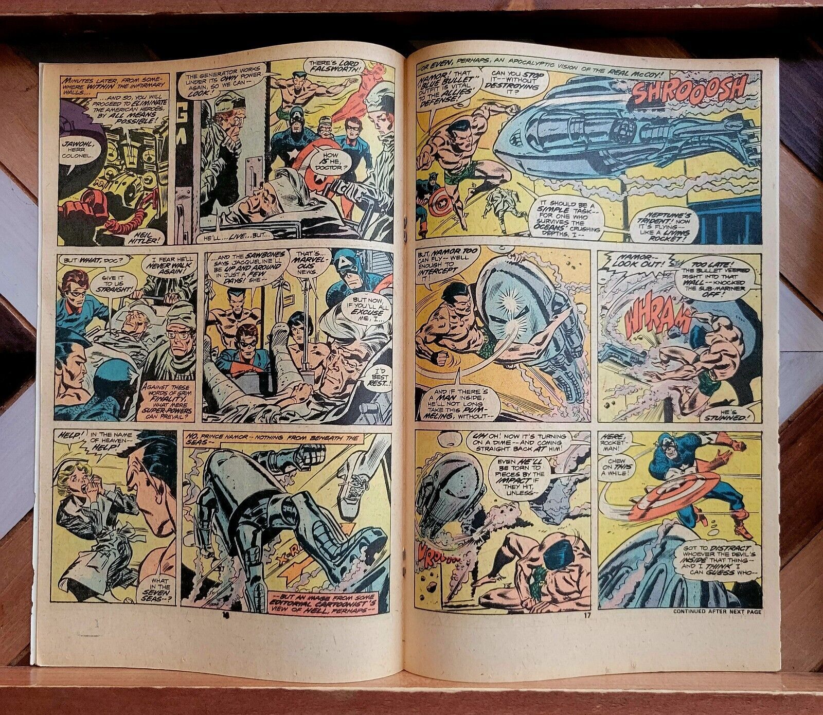 Invaders #11 VG/FN (Marvel 1976) "Night of the Blue Bullet" origin ...