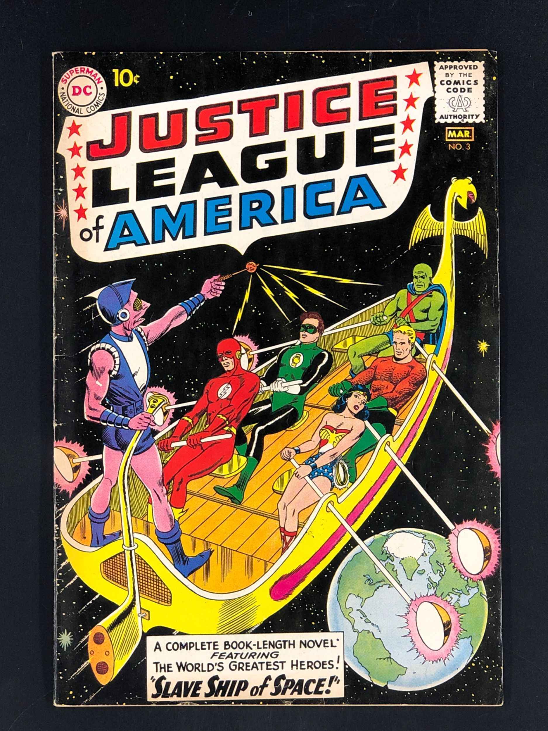 Justice League of America #3 (1961) VG+ First Appearance Kanjar Ro ...