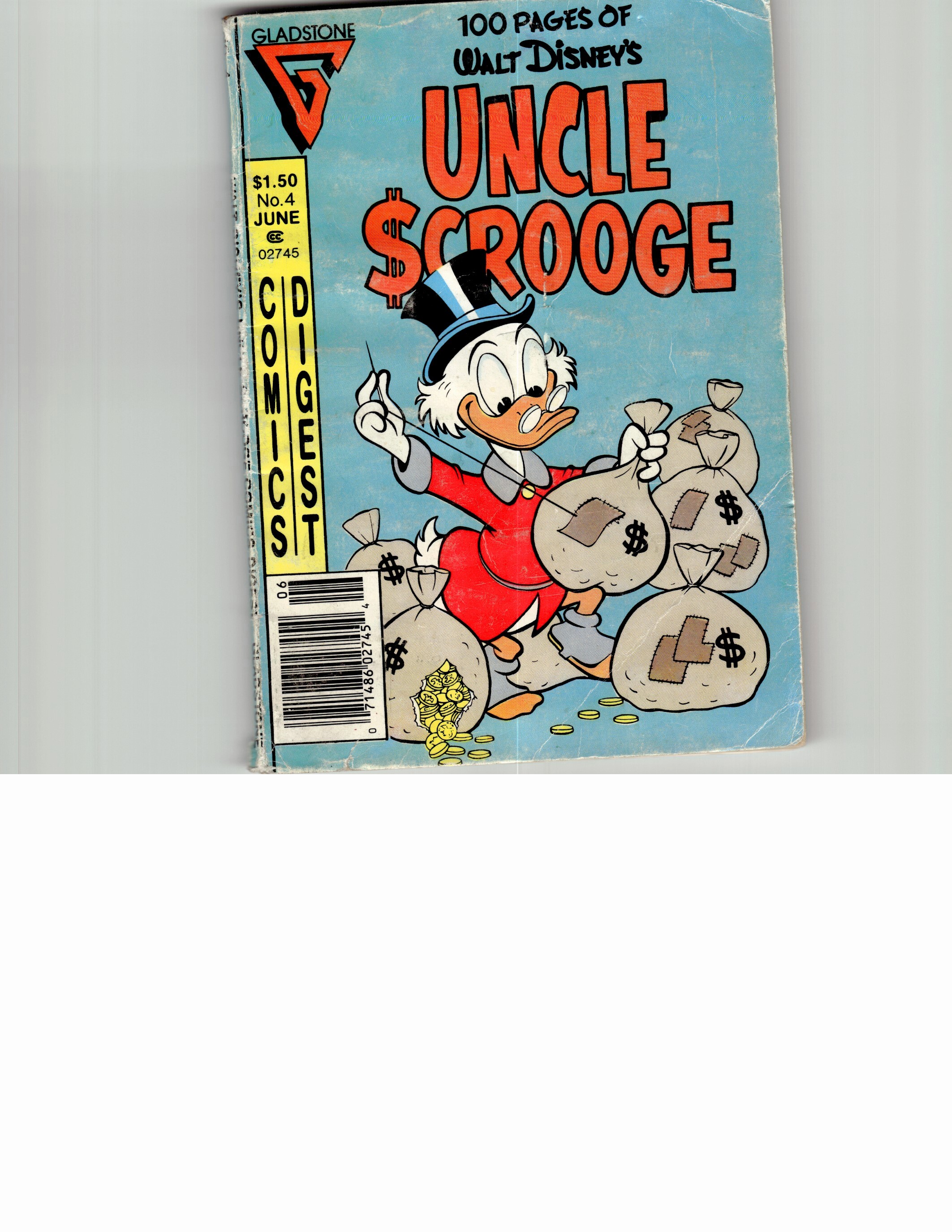 Walt Disney's Uncle Scrooge Comics Digest #4 (1987) Uncle Scrooge ...