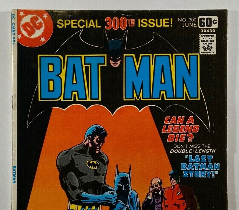 Batman #300 Giant Anniversary Issue Walt Simonson 1978 DC Comics ...