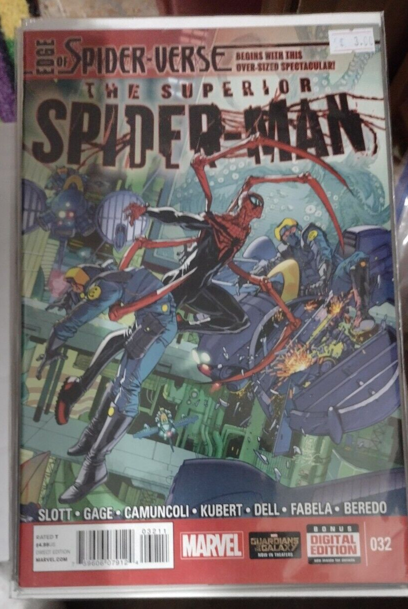 Superior Spiderman # 32 2014 Marvel DOC OCK Edge of Spider Verse KEY ...
