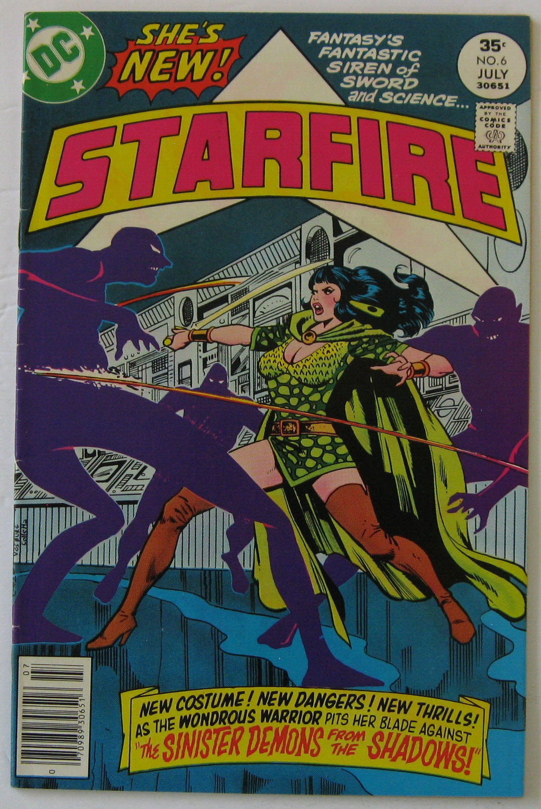 Starfire #6 (Jun-Jul 1977, DC), FN-VFN condition (7.0) | Comic Books ...