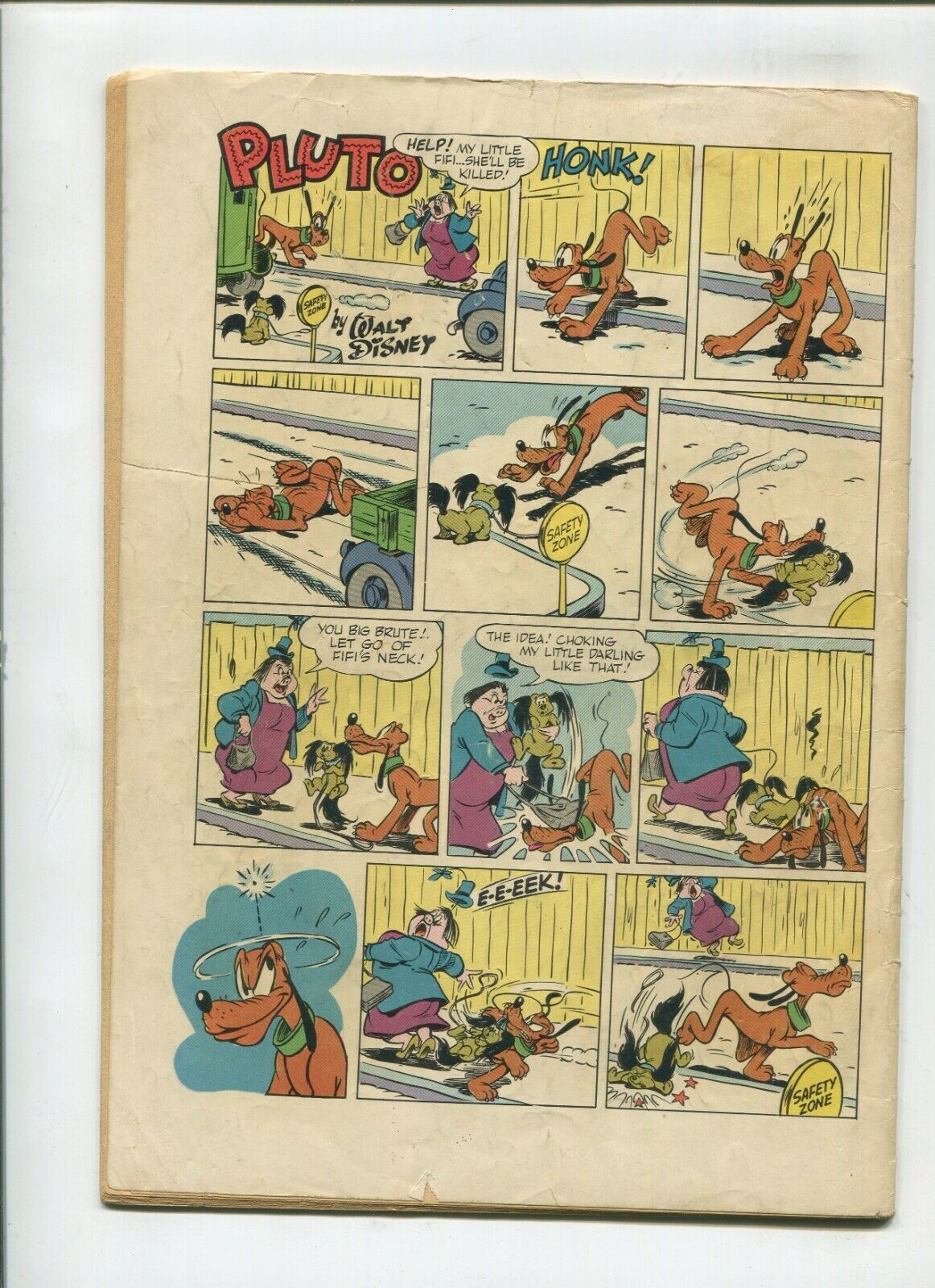 Four Color #429 (2.5) Pluto in WHY Dogs Leave Home!! 1952 | Comic Books - Golden Age, Dell ...
