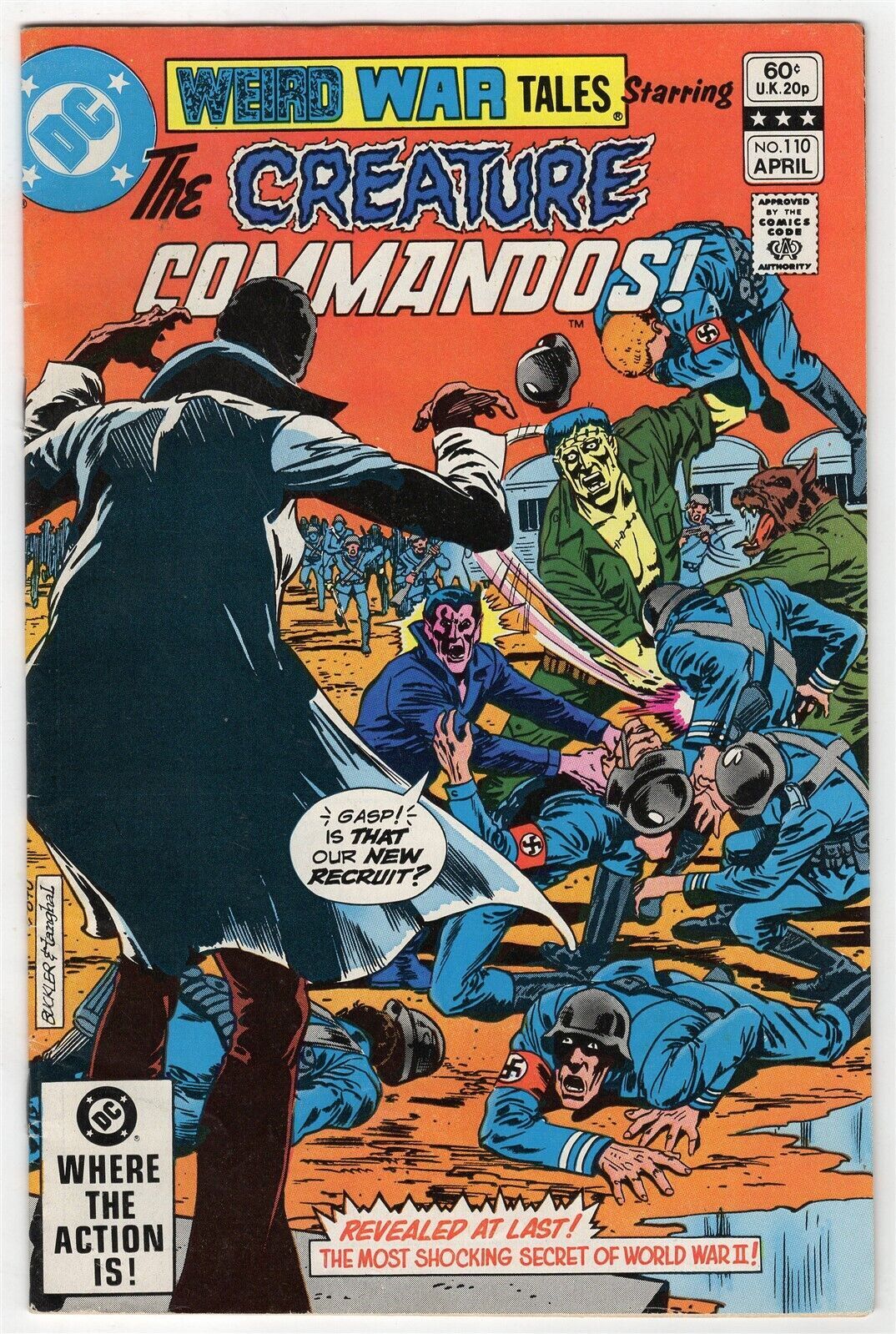 Weird War Tales #110 ORIGINAL Vintage 1982 DC Comics | Comic Books ...