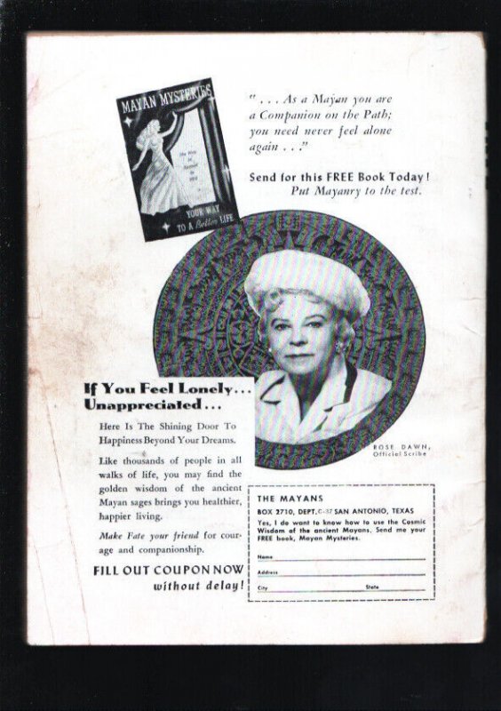 Fate 3/1957-Atomic explosion cover-Occult Convict-Strange pulp ...