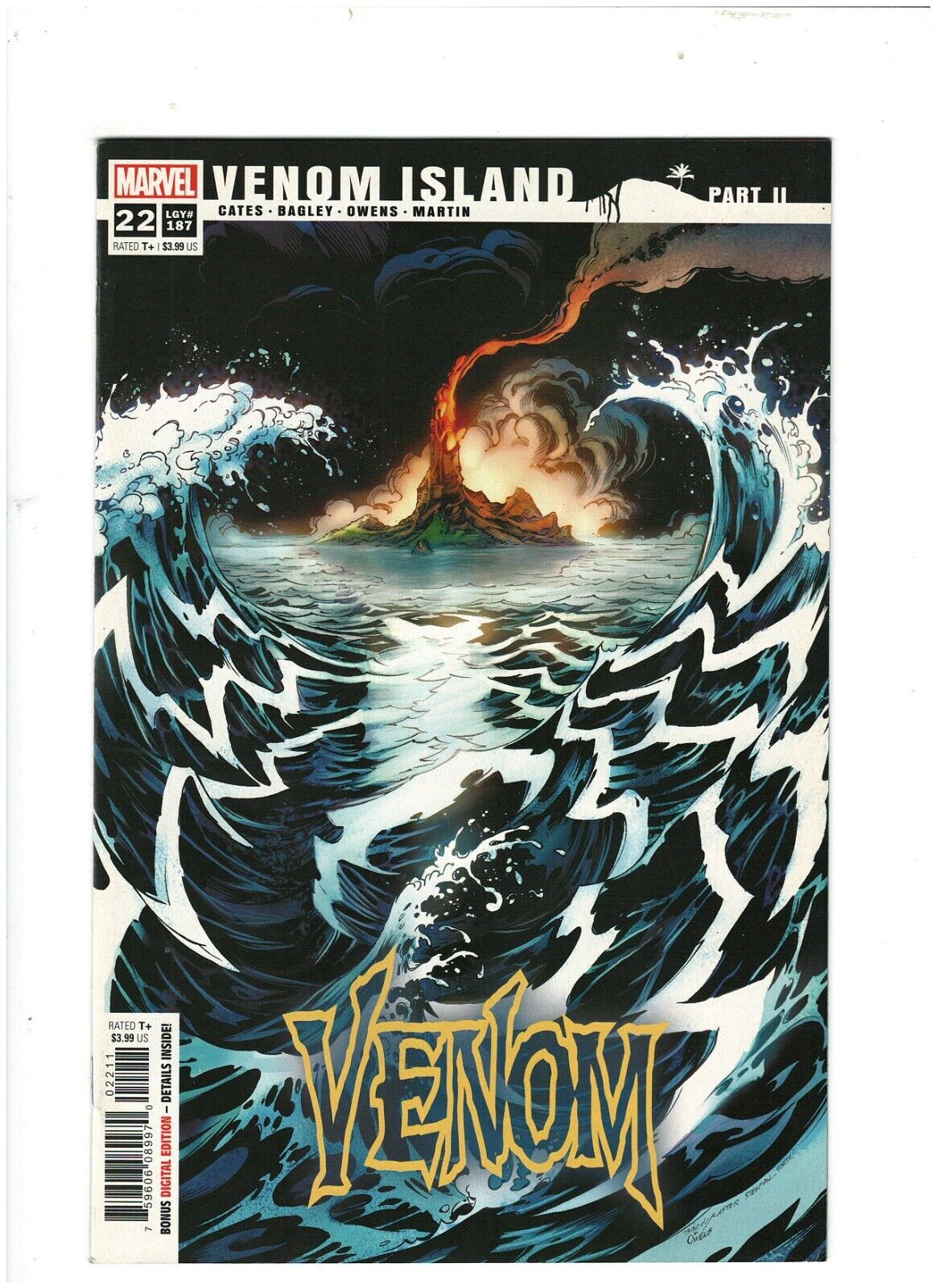 Venom #22 Marvel 2020 Venom Island Pt.2 Mark Bagley & Donny Cates VF/NM ...