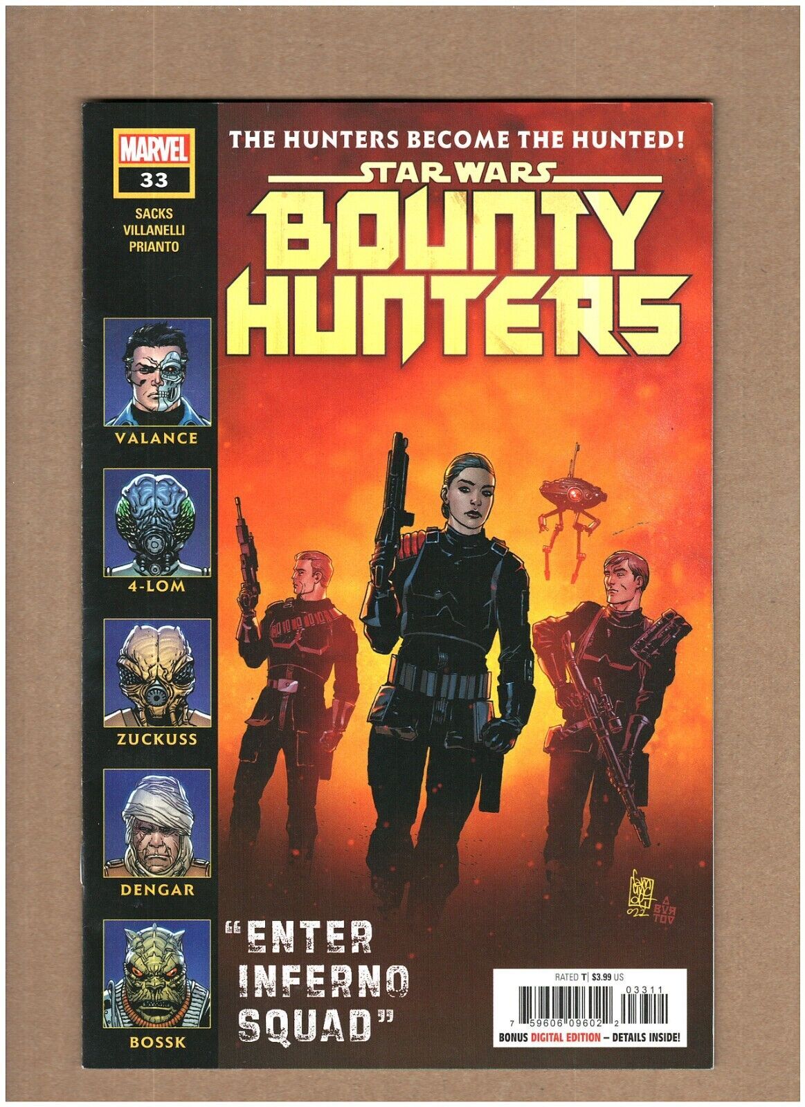 Star Wars: Bounty Hunters #33 Marvel Comics 2023 Dengar Boskk 4-LOM NM ...