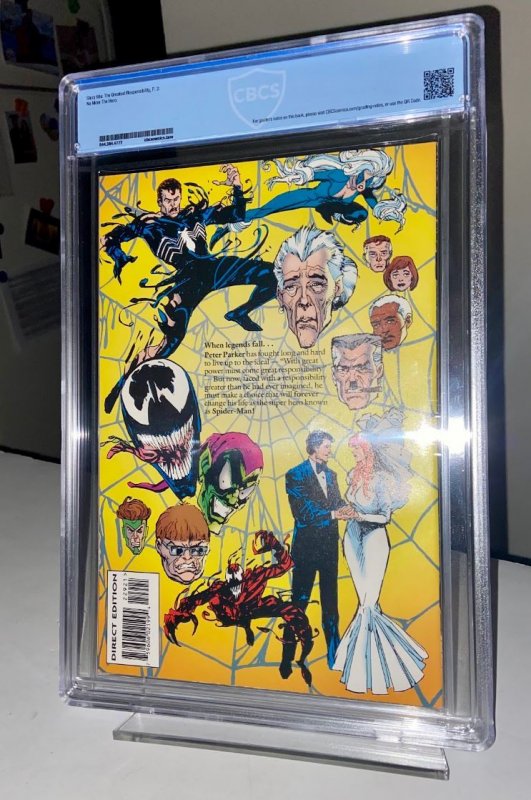 Spectacular Spider-Man #229 -Peter Parker quits as Spider-Man -CBCS 9.8 ...