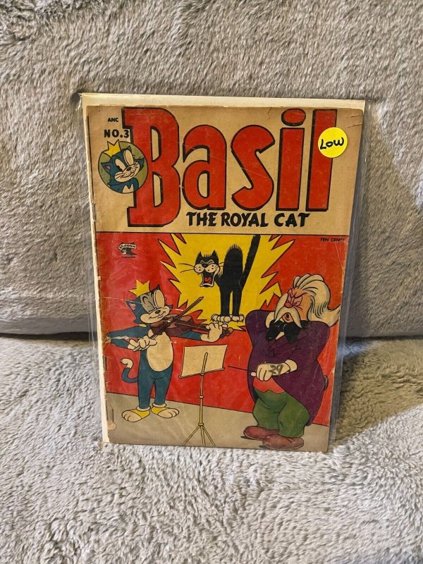Scarce / Rare Basil the Royal CAT 3 - 1953 Golden AGE | Comic Books ...