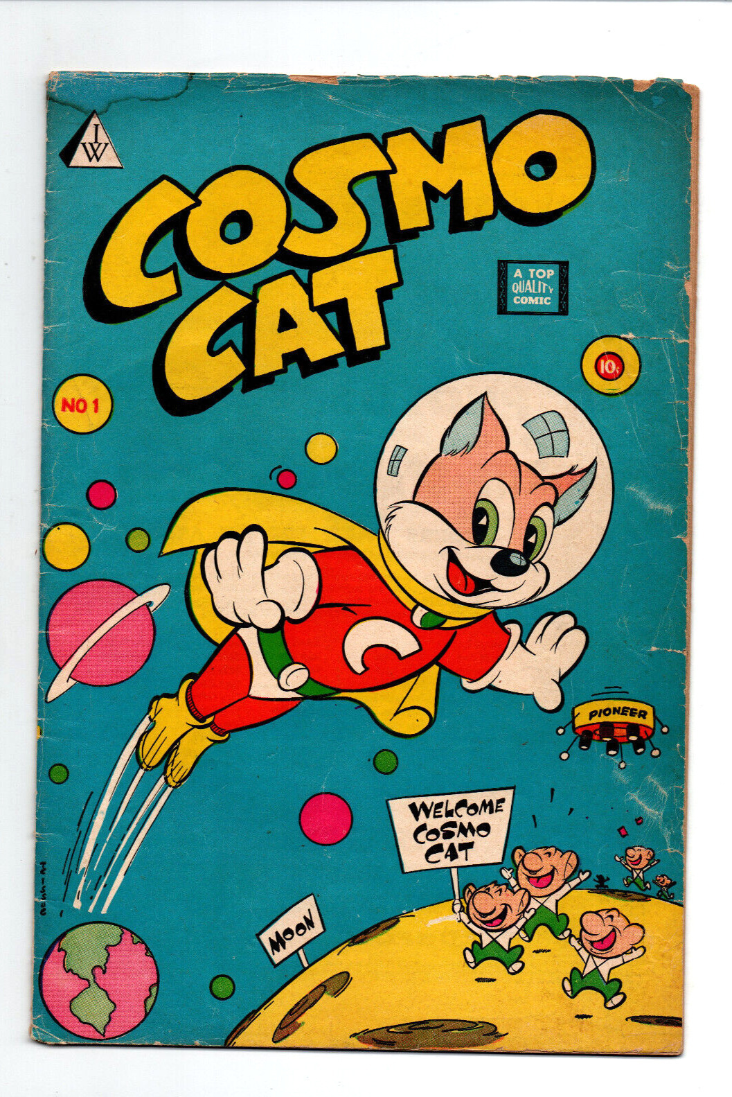 Cosmo Cat #1 - 1946 reprint - IW Enterprises - 1958 - GD/VG | Comic ...